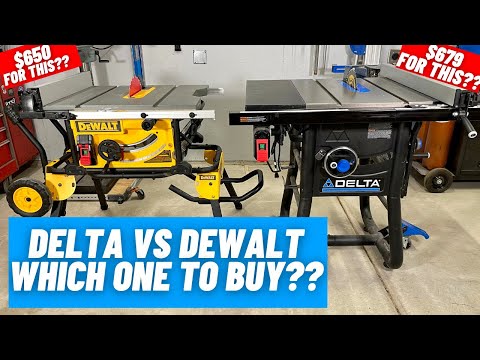 DELTA vs DeWALT || Side by Side Comparison