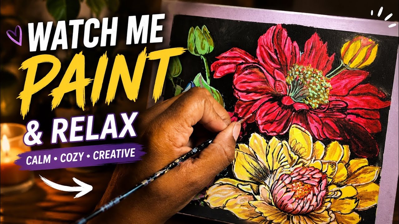 The Most Relaxing Painting Session You’ll Watch Today 🎨✨