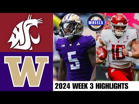 Washington State vs Washington | Apple Cup Full Game Highlights | 2024 College Football Highlights