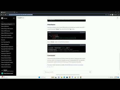 python classes and objects w3schools