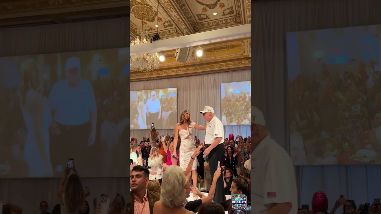 Trump and Elon Musk at Wine Women & Shoes Event, Mar-a-Lago