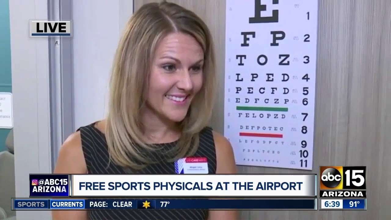Free sports physicals offered at Sky Harbor's walk-in clinic