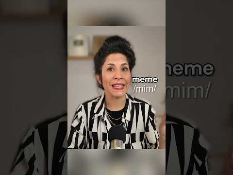 How to pronounce MEME