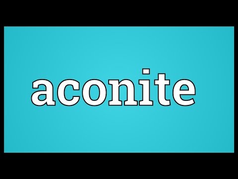 Aconite Meaning