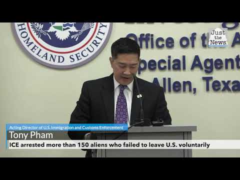 ICE arrested more than 150 aliens who failed to leave U.S. voluntarily