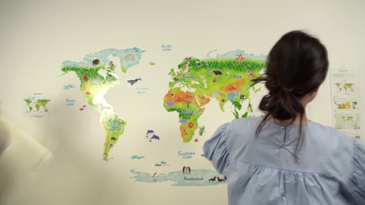 Decowall: How to apply wall stickers DLT-1715