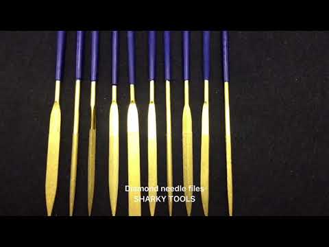 Diamond needle file set