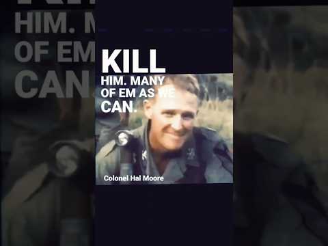 Colonel Hal Moore talks about the Vietnam War #colonelHalmoore #weweresoldiers #warhistory