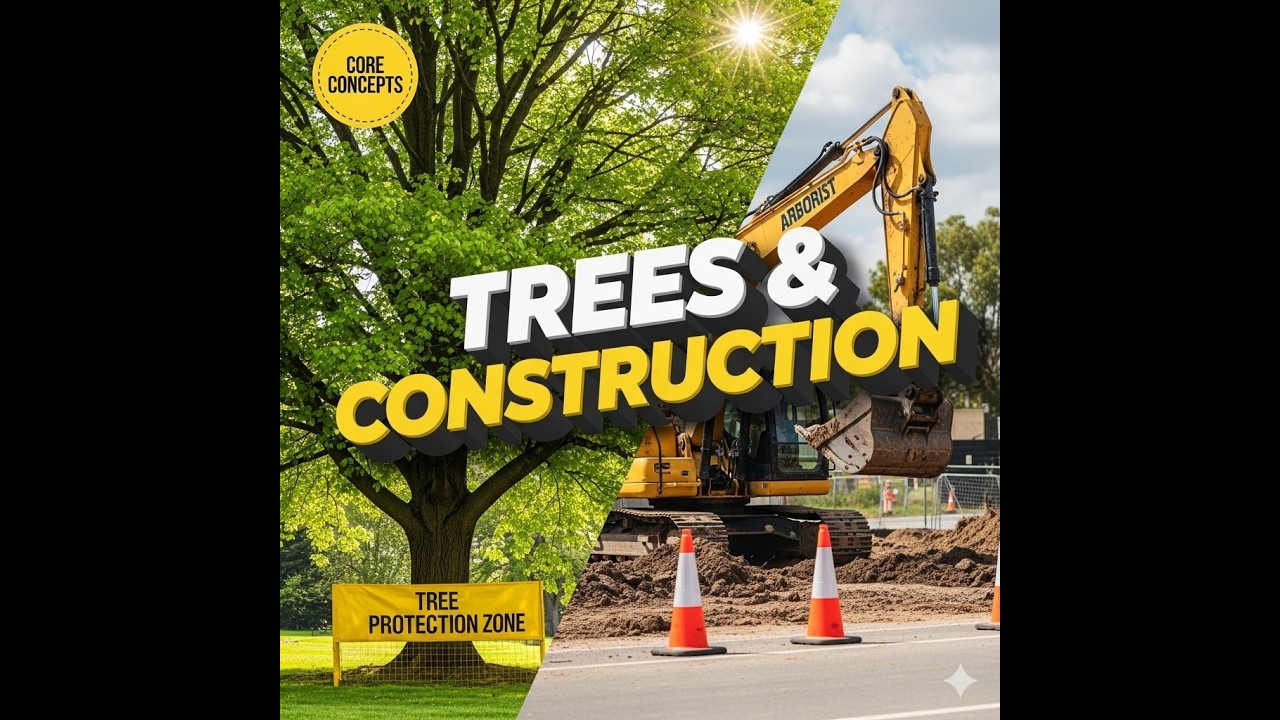 Trees & Construction: How to Pass the ISA Certified Arborist Exam 🏗️🌳#ArboristExam #ConstructionCare