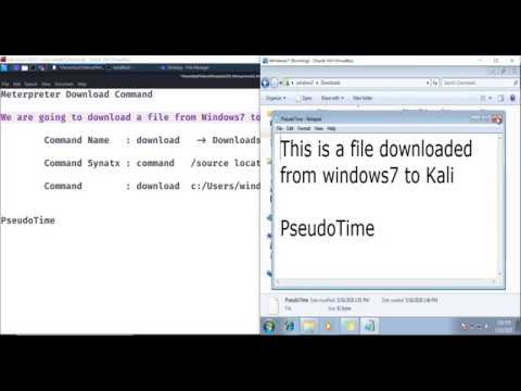 Meterpreter download command