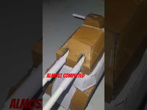 The P.1000 Ratte || Almost completed || WW2 ||Cardboard Tanks #phonk #german