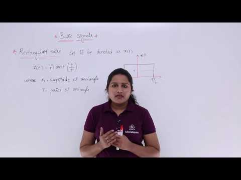 Unit Rect Signal Video Lecture - Signals and Systems - Electrical ...