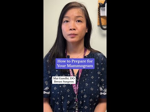 How to Prepare for Your Mammogram