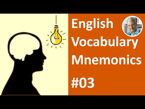 English Vocabulary MNEMONICS - 03 (5 Examples)