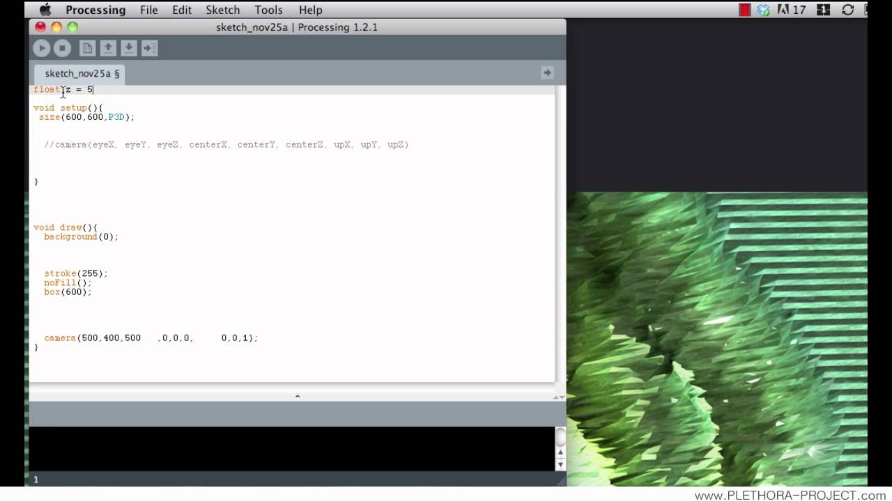 Processing Tutorial 14 - 3D