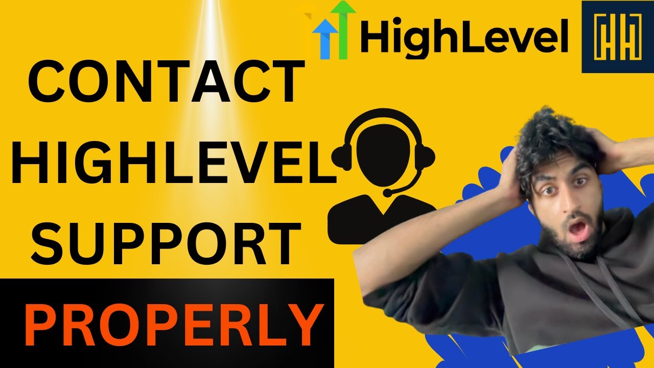 how to contact HIGHLEVEL SUPPORT *properly* |GOHIGHLEVEL TUTORIAL #highlevelsaas #highleveltutorial