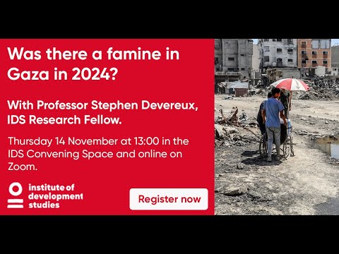 Was there a famine in Gaza in 2024?