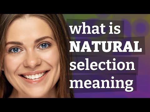 Natural selection | meaning of Natural selection