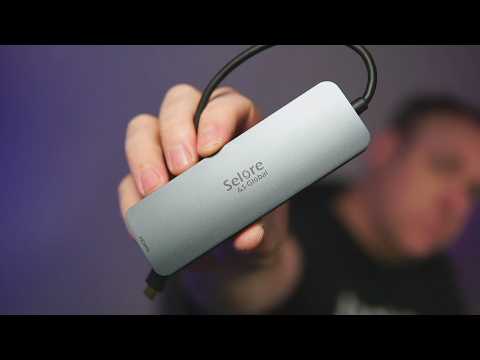 Selore USB C Hub Docking Station with Dual HDMI Monitor and USB-C