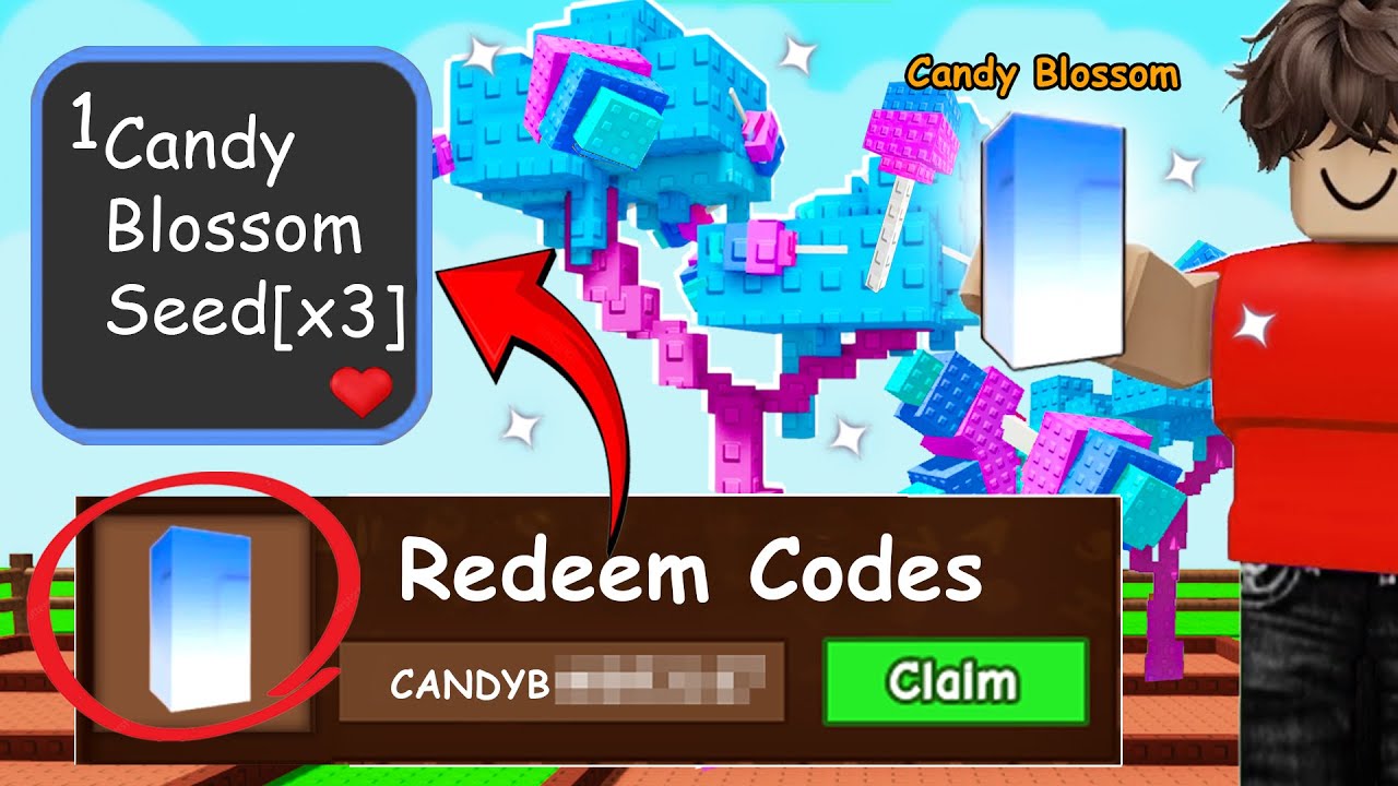 How to Claim Candy Blossom Seed Free in Grow A Garden! (NEW CODES)