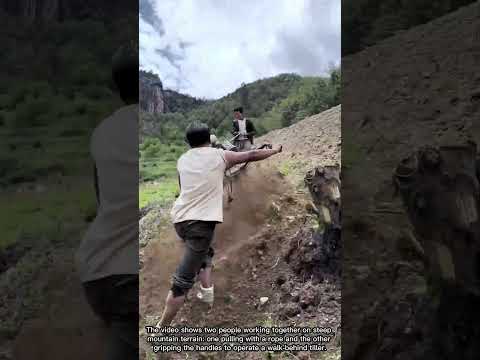 How Do You Tackle Steep Slopes with a Walk-Behind Tiller?