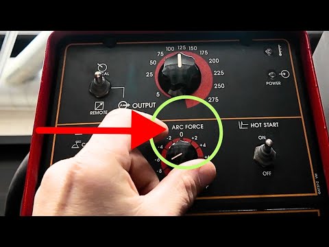 What Does "Arc Control-Arc Force" Setting do for Stick Welding?