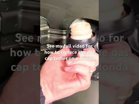 Replace a broken gas cap tether on a Honda