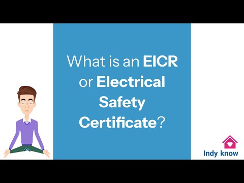 What is an EICR or electrical safety certificate?