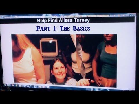 BrainScratch: Help Find Alissa Turney Part 1- The Basics