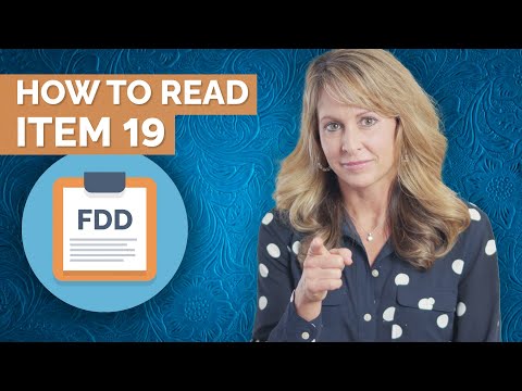 FDD Tutorial: How To Read Franchise Earnings Claims [Item 19 Franchise Disclosure Document]
