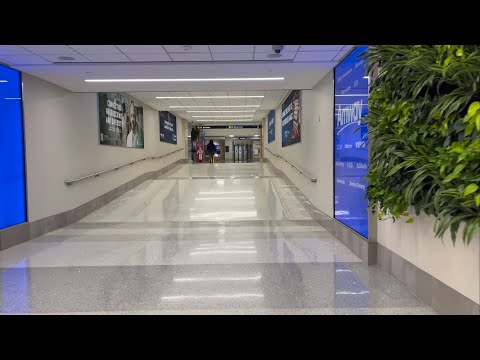Full walk through tour of GRR Grand Rapids airport