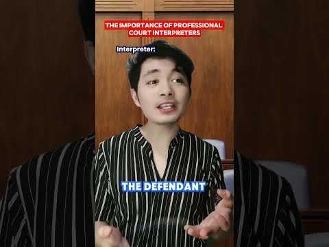 The Importance of Professional Court Interpreters #shorts #interpretation #interpreter