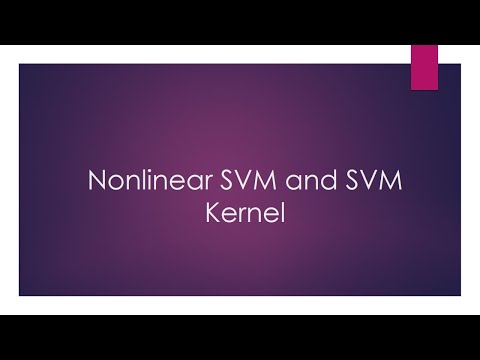 Non linear SVM and kernel