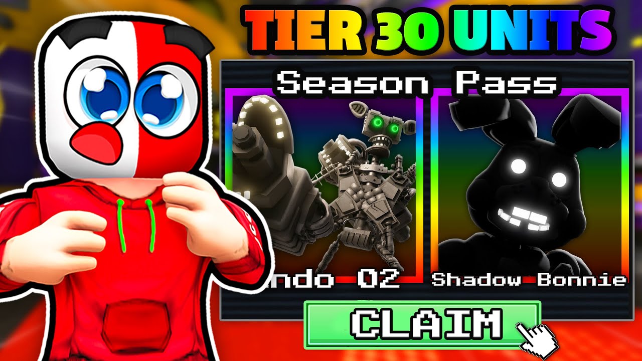 The TIER 30 SECRET PASS UNITS Are BROKEN.. (Five Nights TD)