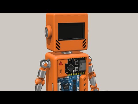 🤖 MochiBot – DIY Maker Desk Robot・ STL File for 3D printing・Cults
