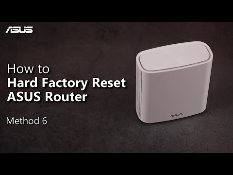How to Hard Factory Reset ASUS Router? (Method 6) | ASUS SUPPORT