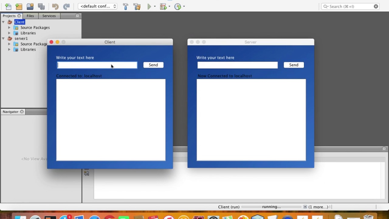 Java TCP Client Server Chat Applications using java Socket Programming