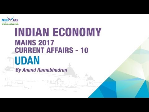 UDAN ( REGIONAL AIR CONNECTIVITY SCHEME ) | UPSC CIVIL SERVICES MAINS 2017 | INDIAN ECONOMY