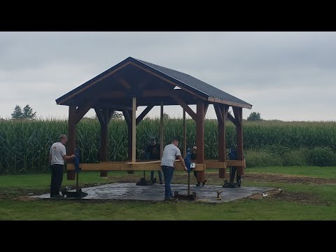 Beautiful Amish built Pavilion.