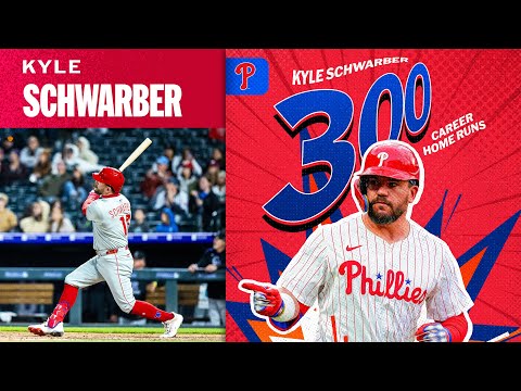Kyle Schwarber hits milestone HOME RUN No. 300 a whopping 466 FT!
