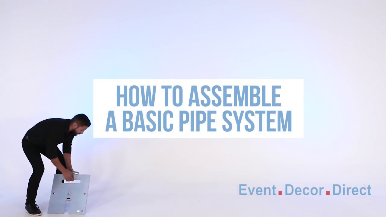 How To Install A Basic Pipe and Drape Backdrop