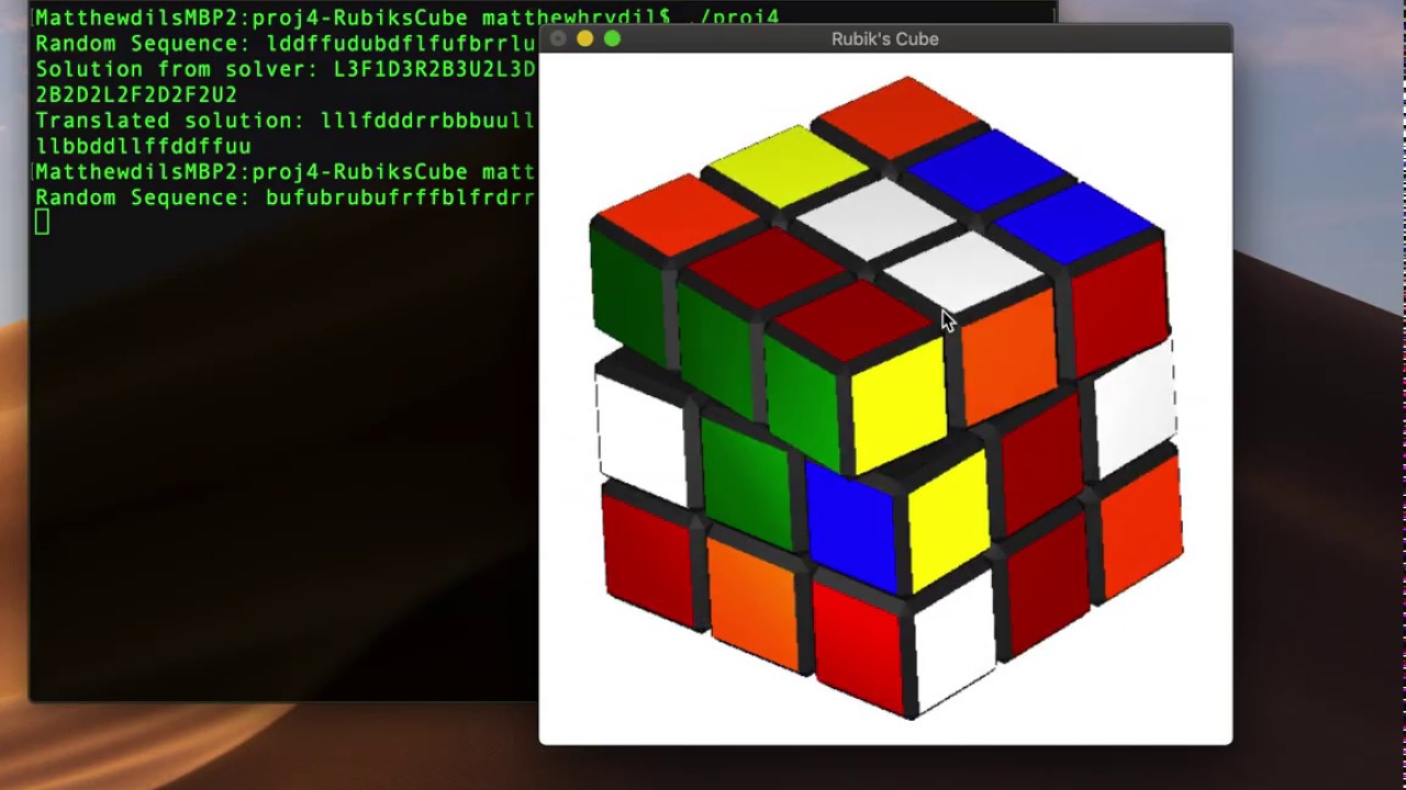 OpenGL Rubik's Cube