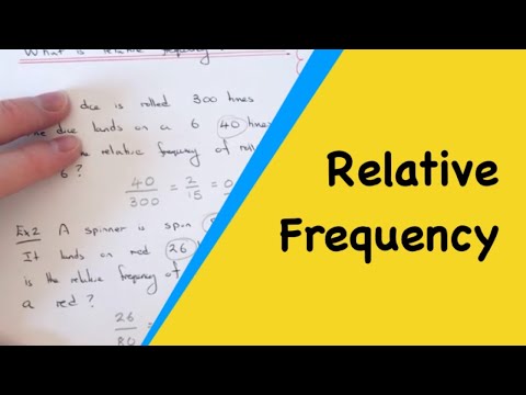 What Is Relative Frequency And How To Work It Out? Finding the Experimental Probability.