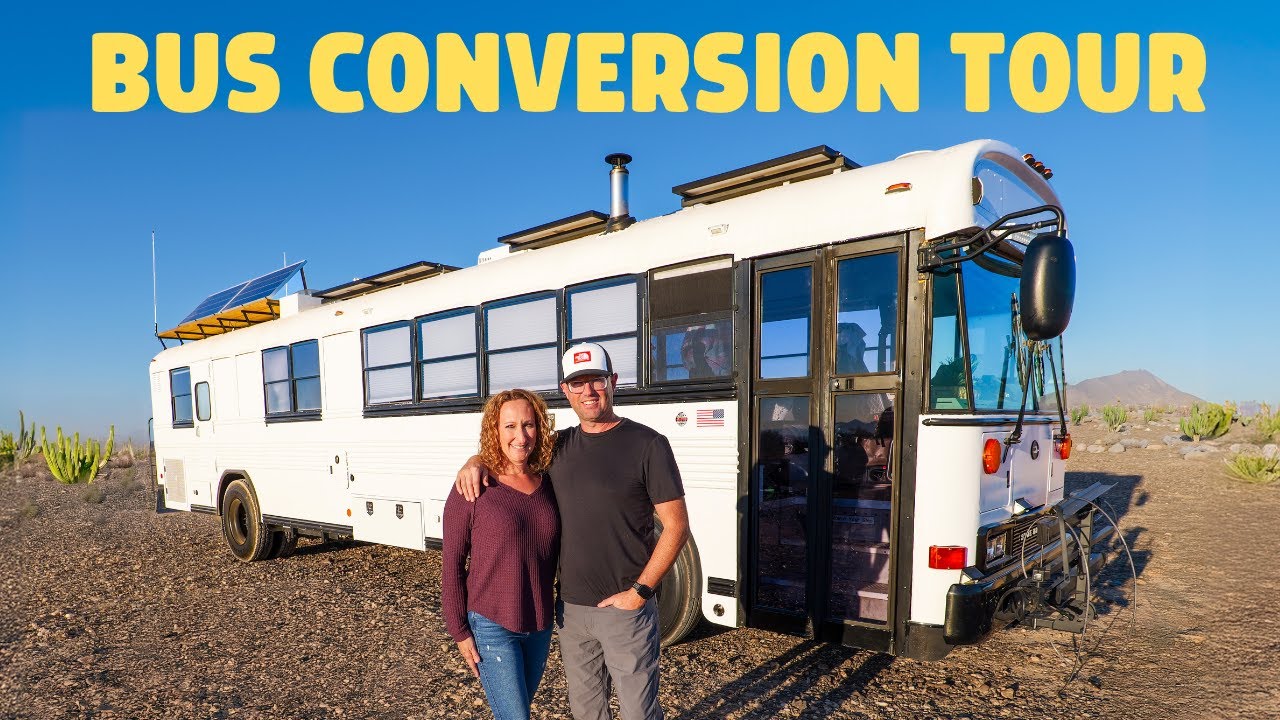 This Tastefully Converted School Bus Is a Cozy Home for Full-Time ...