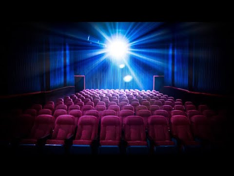 What the projector room looks like in a movie theater.