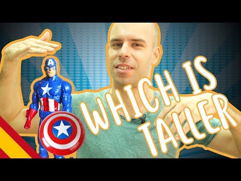 Which is taller? - Superbeginner Spanish - Let's play games #19