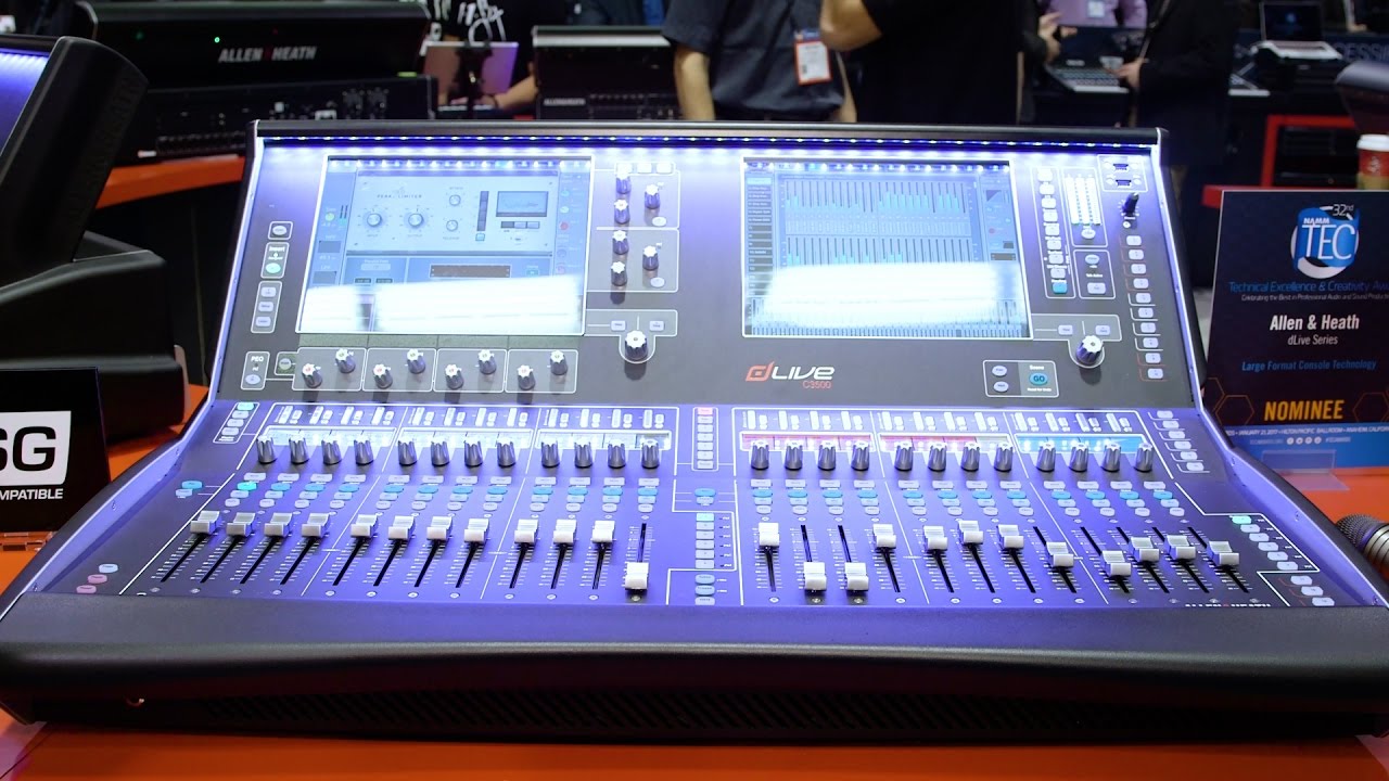 Allen&Heath dLive C3500 цифровой микшер купить в Москве в интернет ...