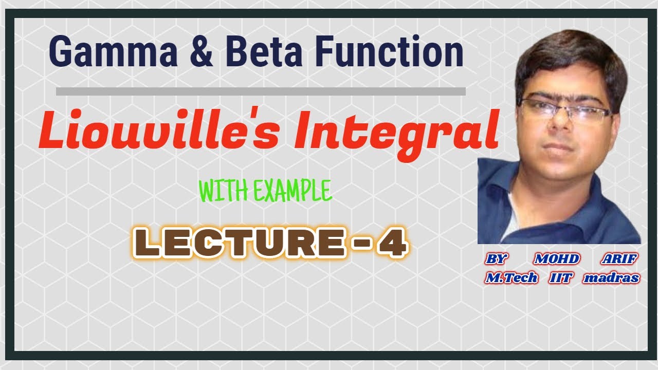 Gamma, Beta Function and Dirichlet's Integral-Lecture 4