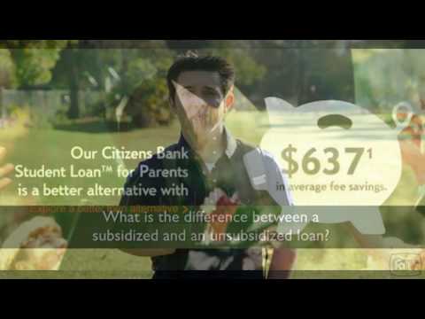 Student loans by citizens bank