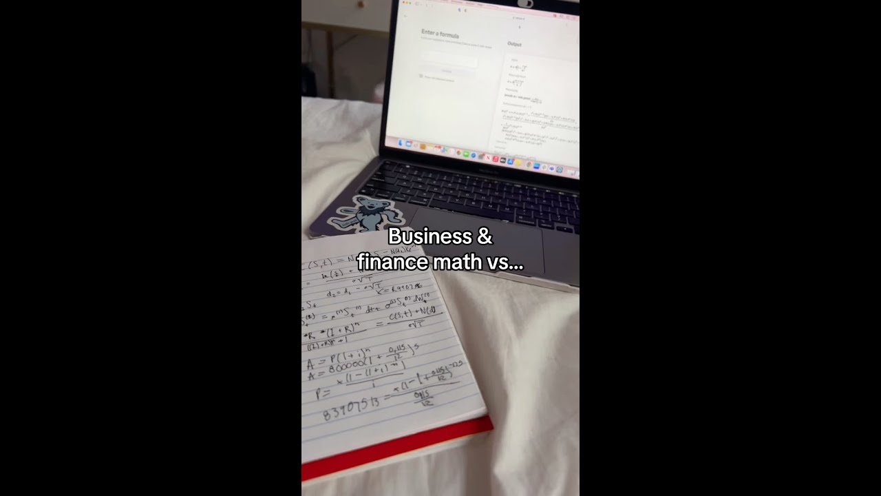 Engineering math vs. finance math